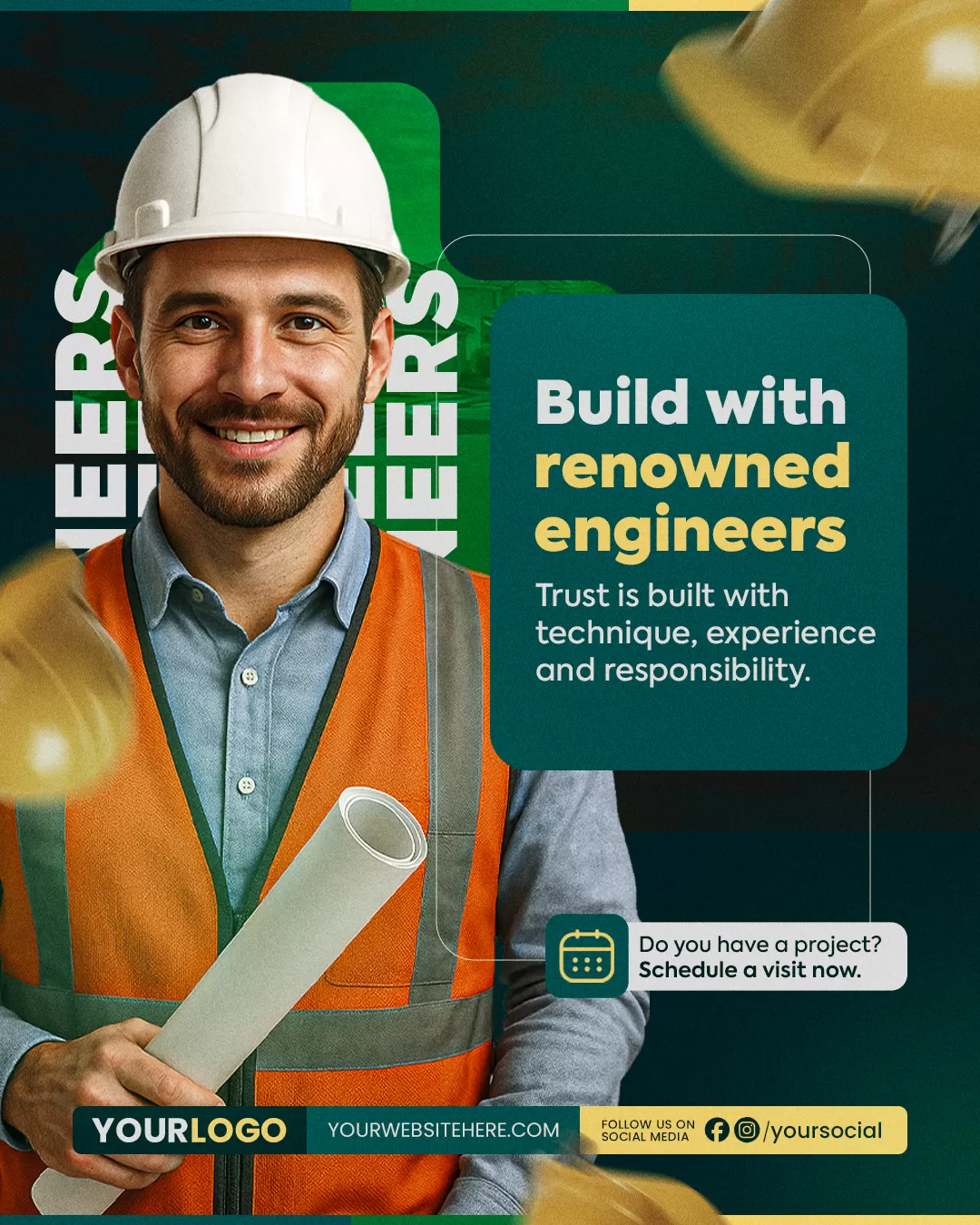 PSD Real Estate Investment Flyer – Editable Marketing Template ...