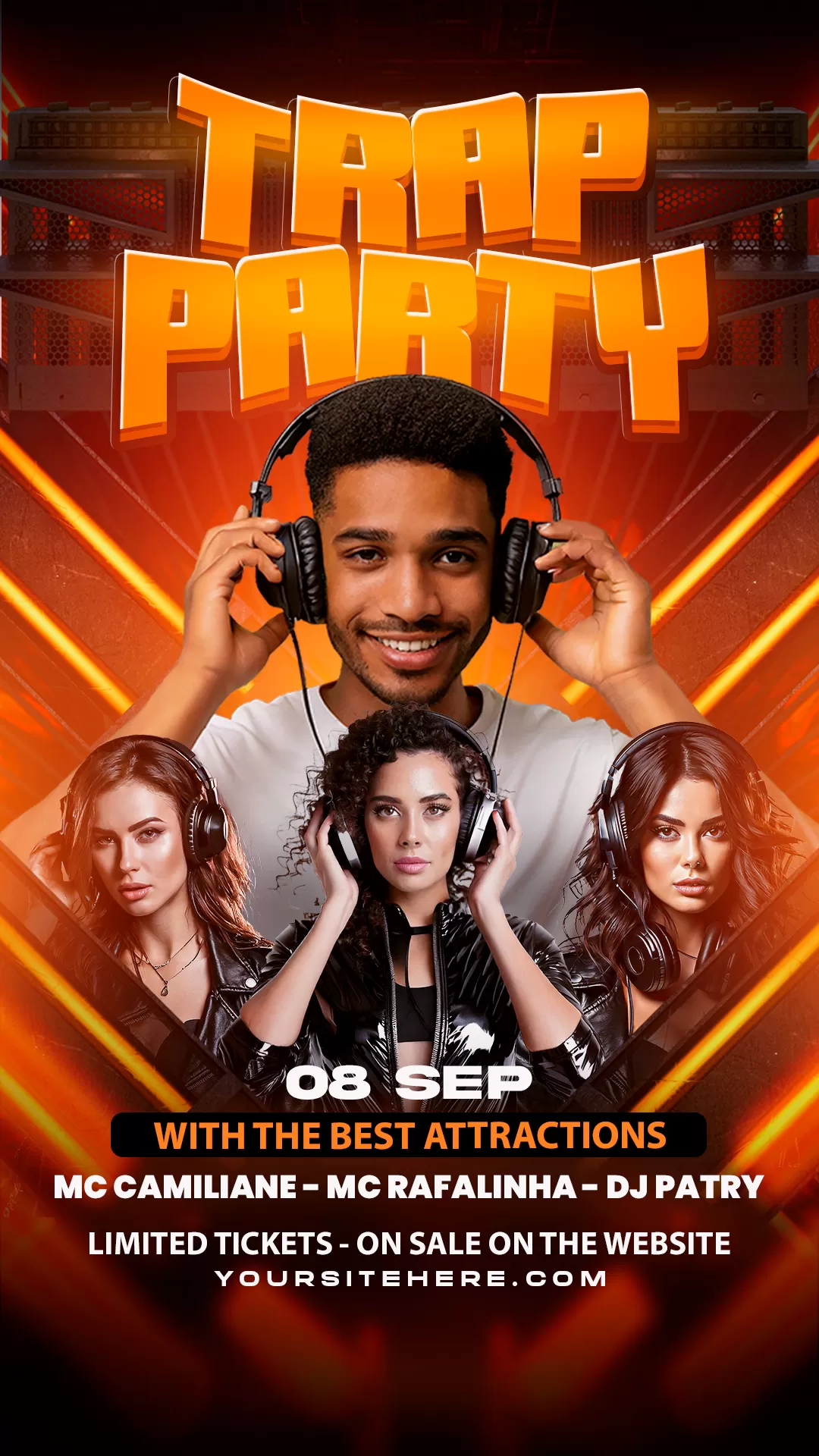 Professional Summer Sunset Event Flyer PSD Template – Download PSD ...
