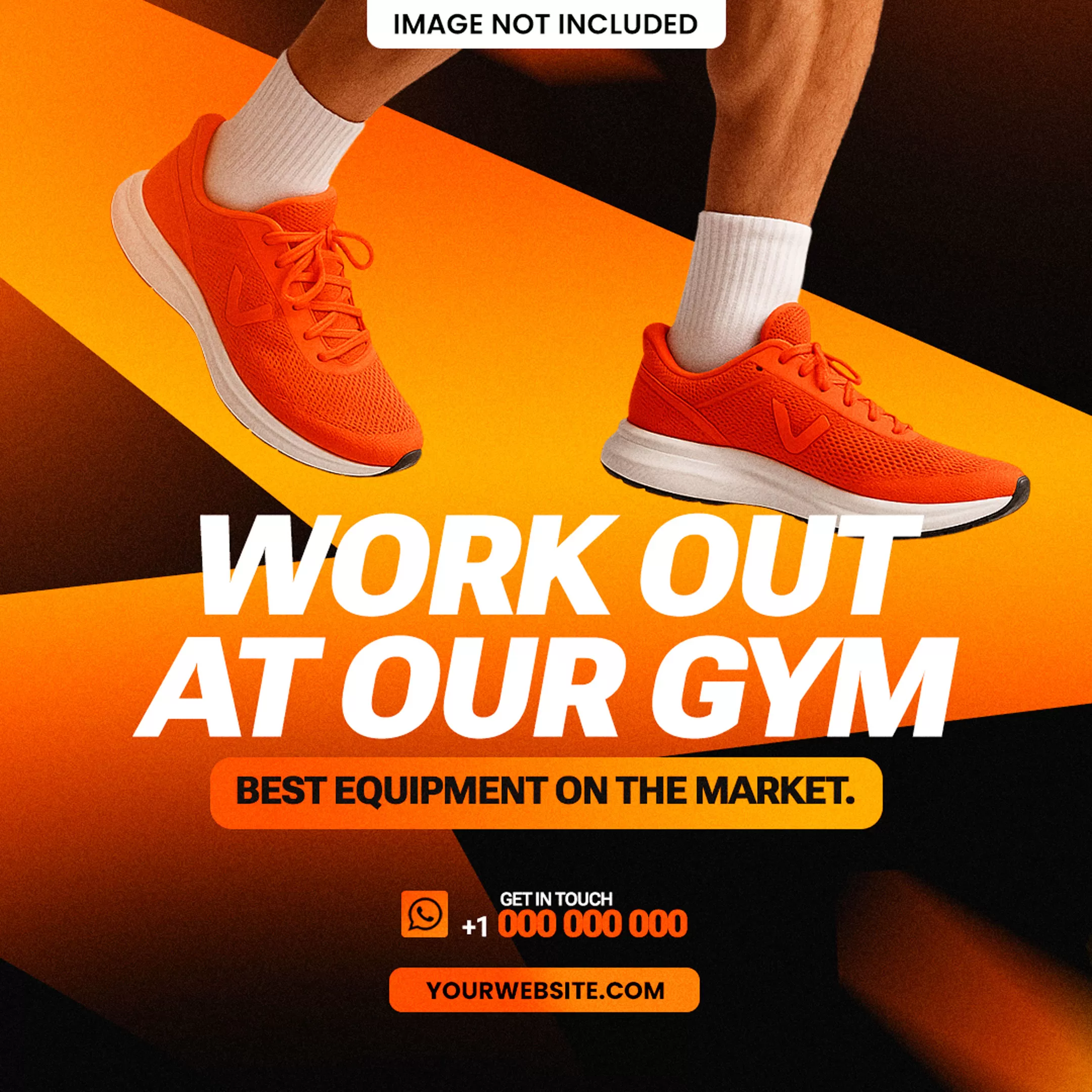 PSD Outdoor Fitness Class Flyer – Gym Promotion Template – Download PSD ...